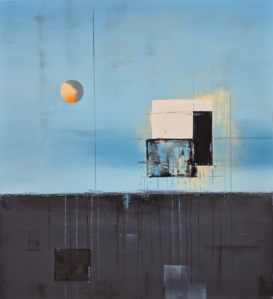 Original Abstract Paintings | Colorful Geometric Art by Albert Tison ...
