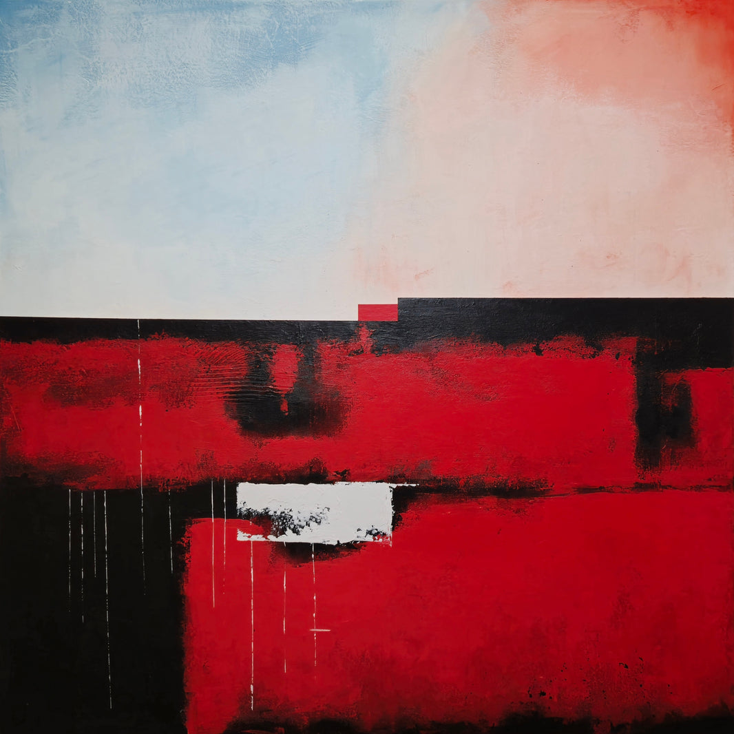 Original Abstract Paintings | Colorful Geometric Art by Albert Tison ...