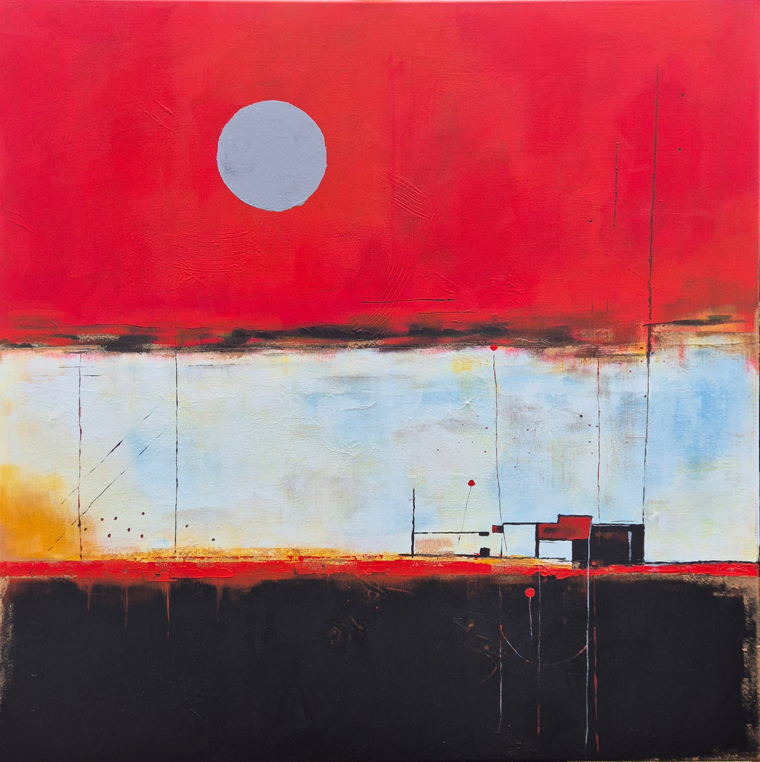 Original Abstract Paintings | Colorful Geometric Art by Albert Tison ...